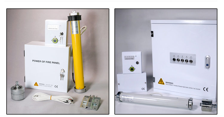 Fire & Smoke Safety Equipment silicone fiberglass with controller smoke ...